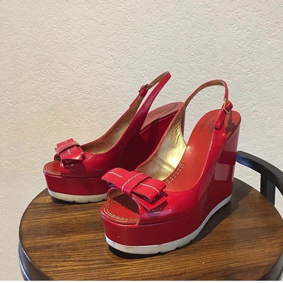 kate spade | Shoes | Kaye Spade Leather Platform Sandals | Poshmark